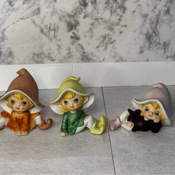 Homco | Accents | Homco Pixie Elf Figurines Vintage | Poshmark